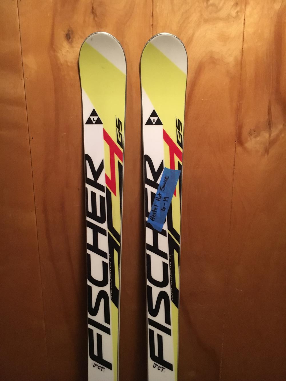 Fischer RC4 World Cup GS skis (188cm, 30m) with RC4 Z18 bindings ...