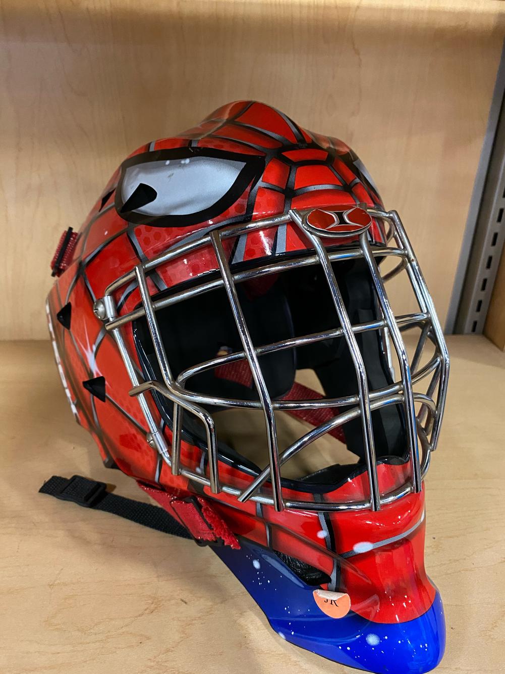 NEW Itech (Bauer) Profile 1400 Marvel Junior Goalie Mask - Spiderman ...