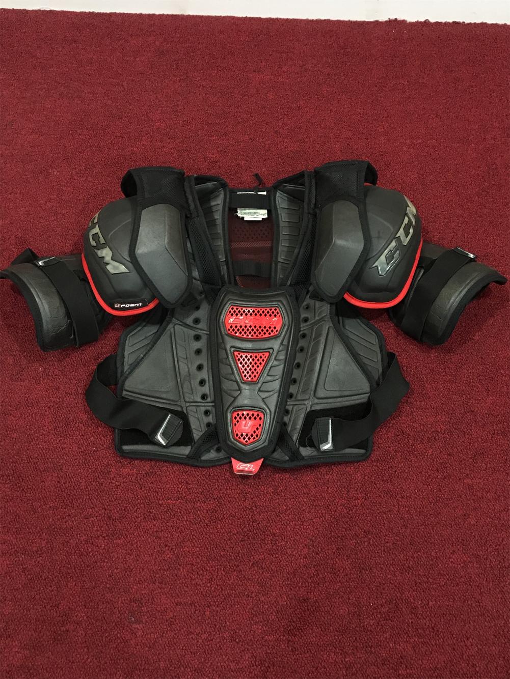 CCM U+ CL Size Large Pro Stock Shoulder Pads Item#AFSP1 | SidelineSwap