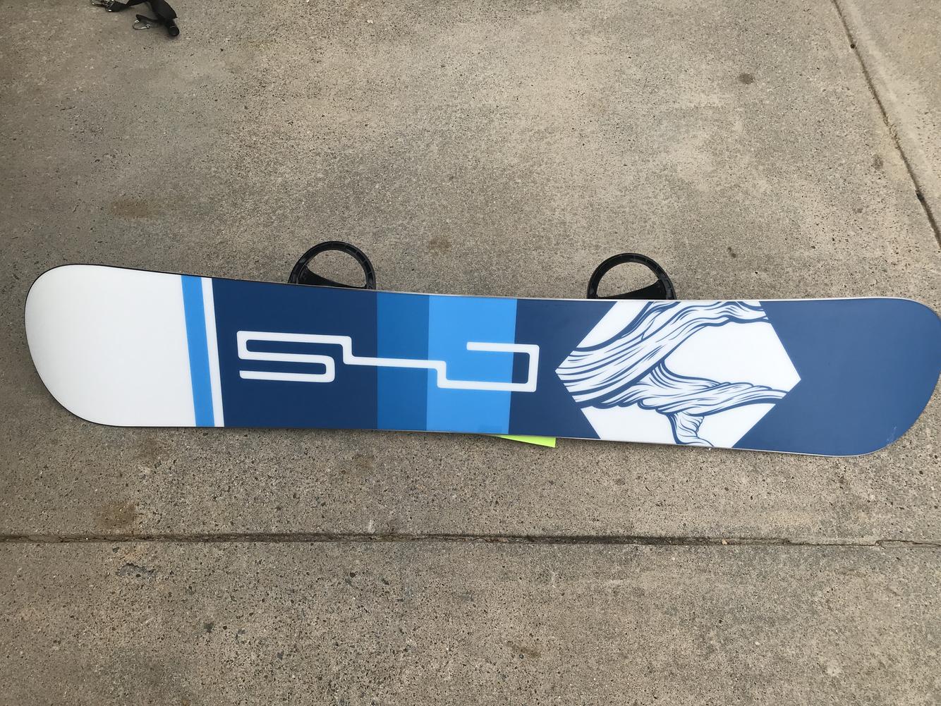 New Men's Five Forty Wood board Snowboard All Mountain With Bindings ...