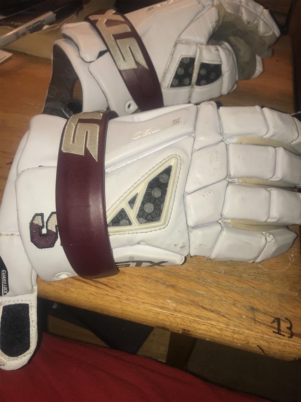 Custom Springfield College STX Cell IV 13" Gloves | SidelineSwap