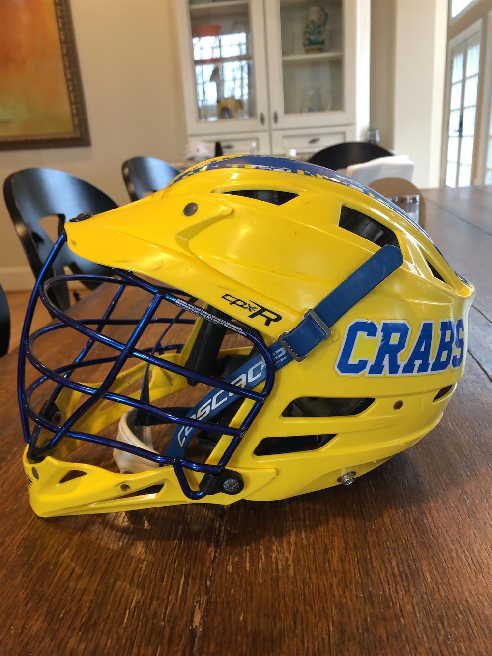 Crabs Lacrosse Player's Cascade CPX-R Helmet | SidelineSwap