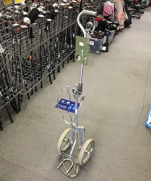 Used 2 Wheel Cart 2 Wheel Aluminum Golf Carts | SidelineSwap