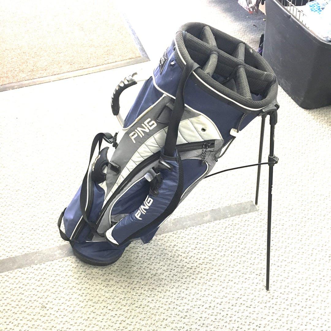 Used Ping Blue Gray Stand Bag Golf Stand Bags | SidelineSwap