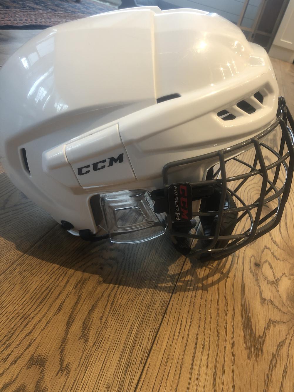 Like New CCM FL500 Helmet with gate | SidelineSwap