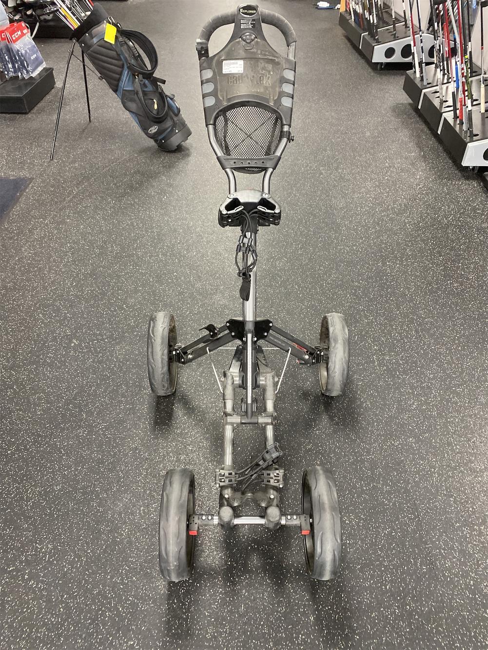 Used Caddy Tech 4 Wheel 4 Wheel Aluminum Golf Carts | SidelineSwap