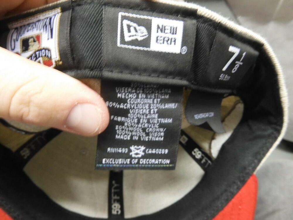 NWS Washington Senators Leather Patch New Era 59fifty 7 1/8 MLB ...