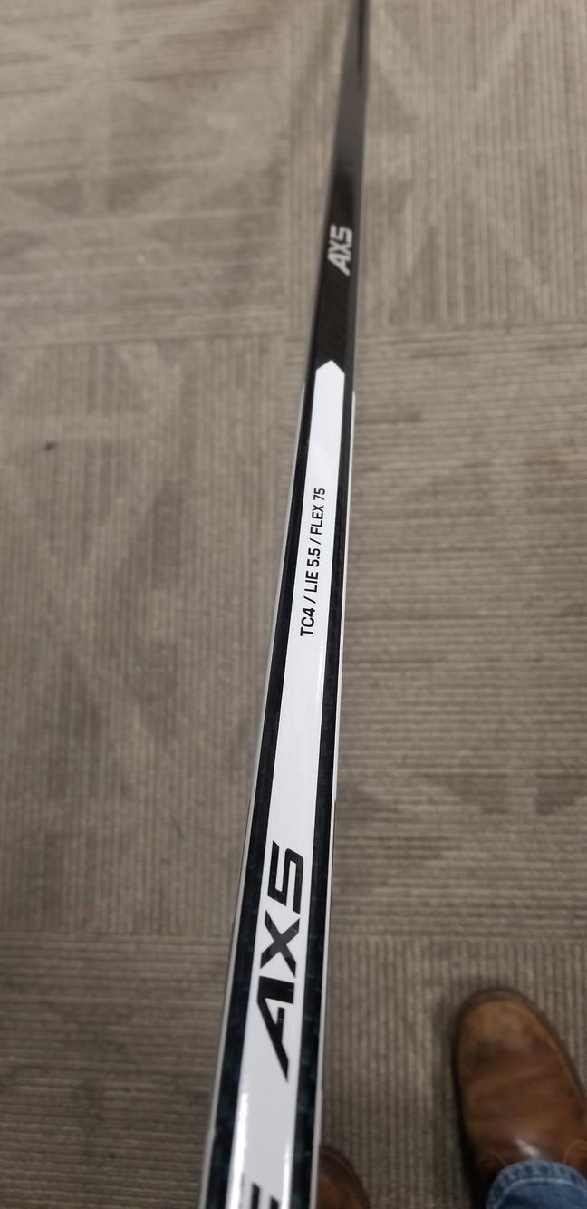 New Senior True Left Hand AX5 TC4 curve, lie 5.5, flex 75 Hockey Stick ...