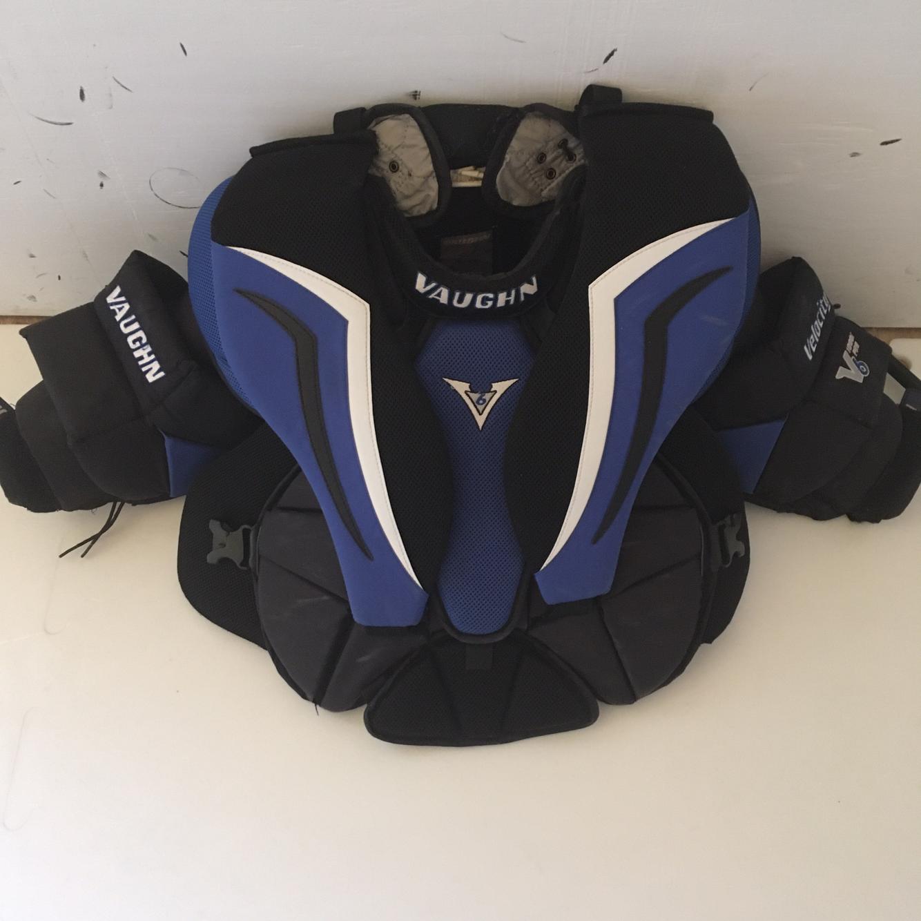 Intermediate XL Vaughn Velocity V6 1000 Pro Goalie Chest and Arm ...