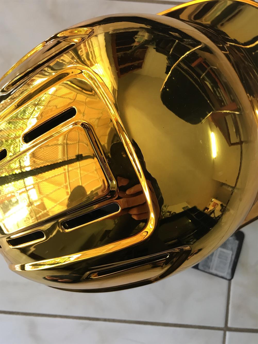 New Gold New Large Adidas Phenom Batting Helmet | SidelineSwap