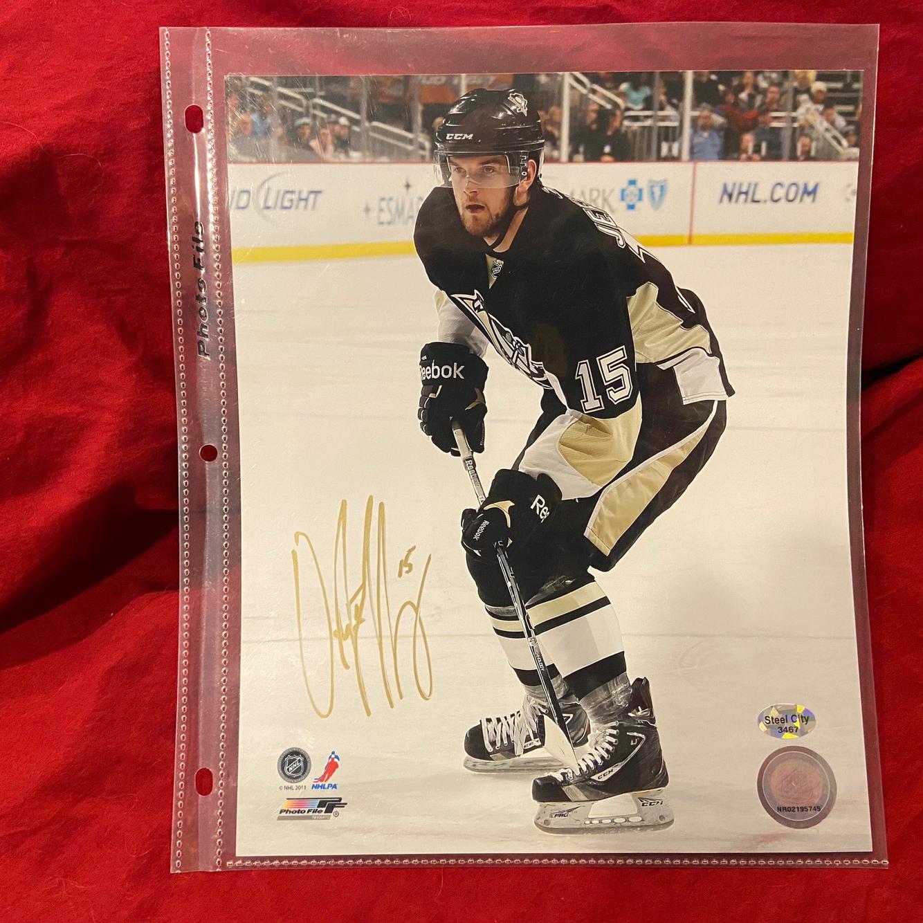 Dustin Jeffrey Pittsburgh Penguins Signed / Autographed 8 X10 Photo ...