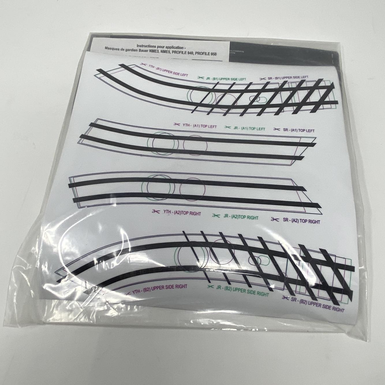 Bauer Goalie Mask Decal Kit | SidelineSwap