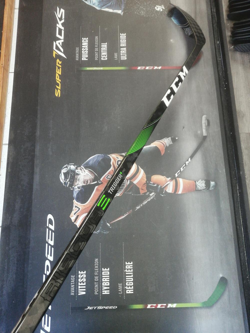 P90M | 80 Flex | New CCM JetSpeed FT2 RH Hockey Stick Toe Pattern Pro ...