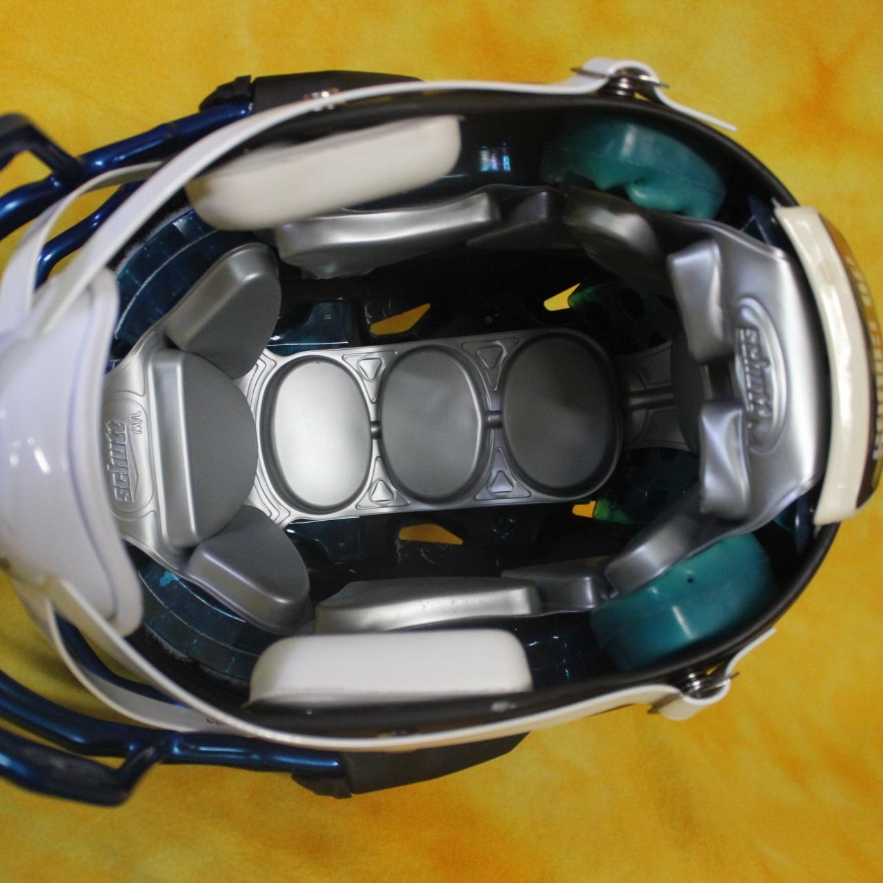 BYU Cougars super custom fullsize football helmet Schutt Ion large ...