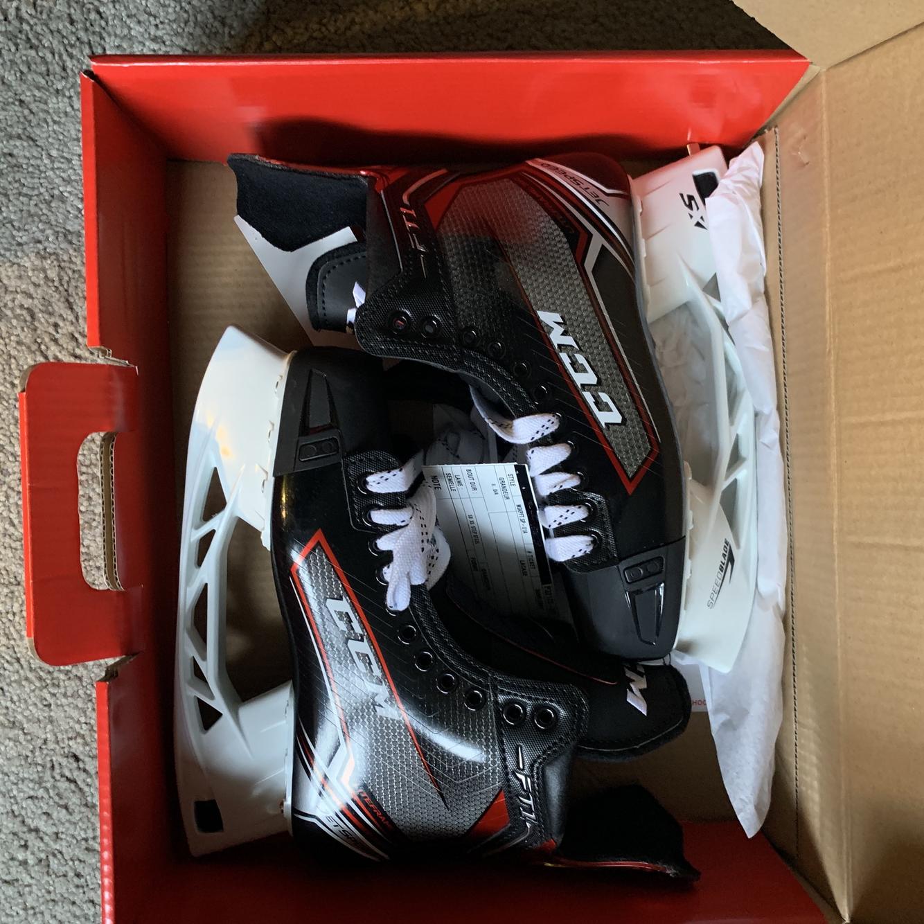 Senior CCM JetSpeed FT1 Regular Width Pro Stock Size 8 Hockey Skates ...