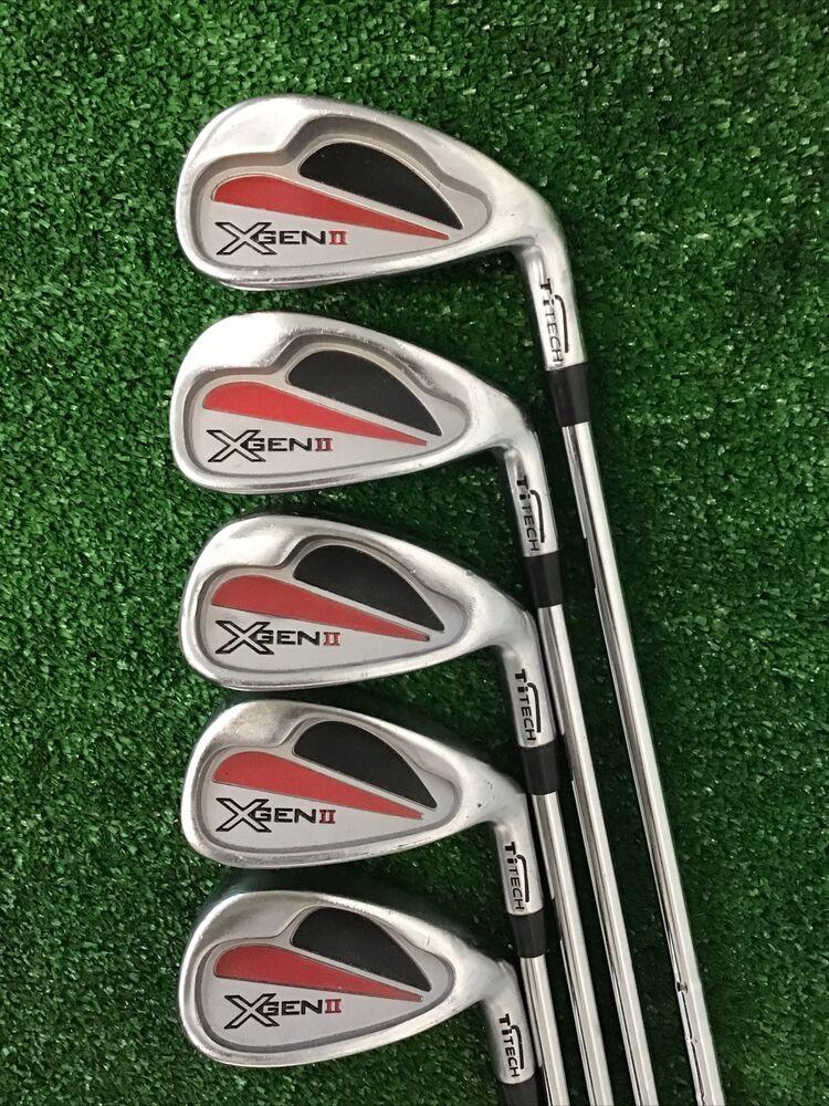 TiTech X-Gen II Iron Set 6-PW Regular Steel Shafts | SidelineSwap