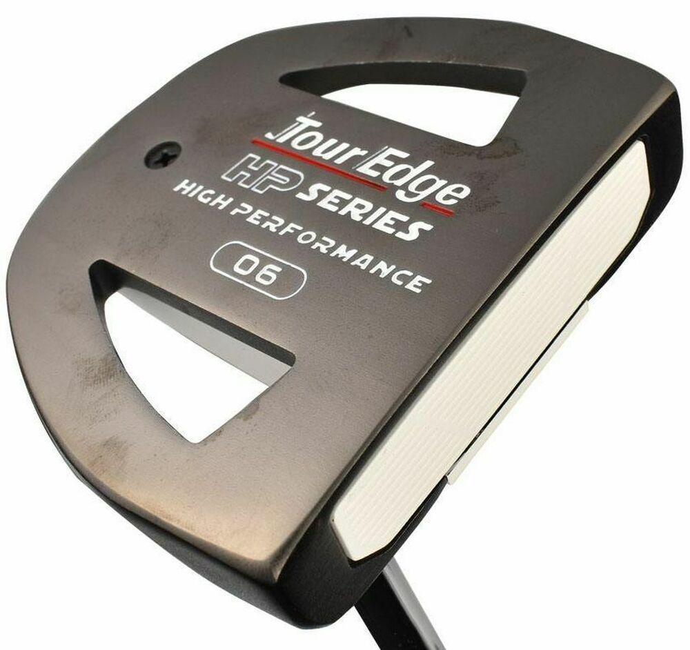 Tour Edge HP Series Black Nickel 06 Putter (35", Mallet, Curved Shaft ...
