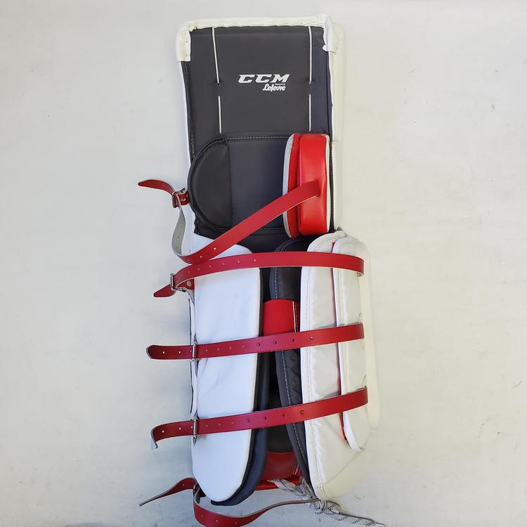 New Marc-Andre Fleury Pro Stock CCM Premier II Goalie Pads - Vegas ...