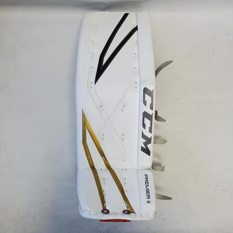 New Marc-Andre Fleury Pro Stock CCM Premier II Goalie Pads - Vegas ...