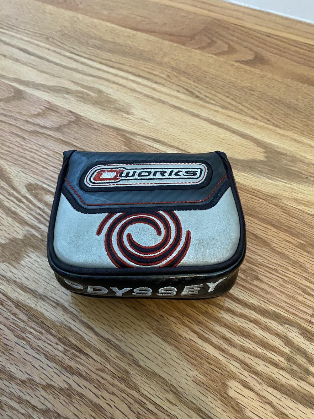 Used Men's Odyssey Right Handed Mallet O-Works Red Jailbird Mini Putter ...