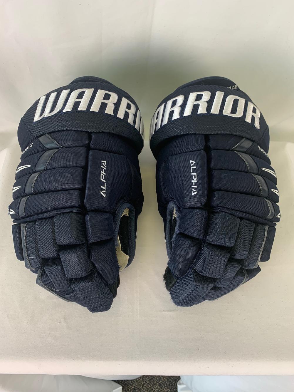 Navy Used Senior Warrior Alpha DX Pro Gloves 14" Pro Stock ...