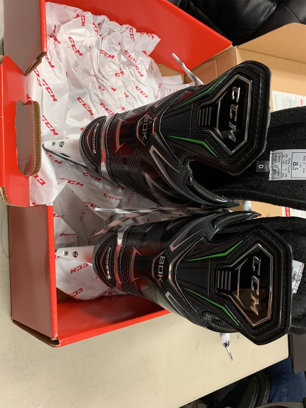 Senior CCM Ribcor 80K Regular Width Size 8 Hockey Skates | SidelineSwap