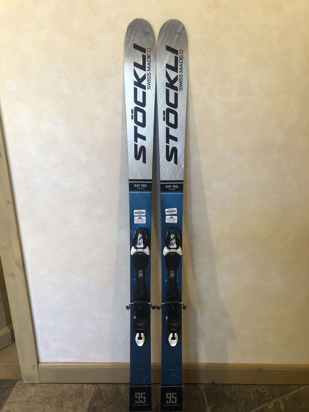 Stockli Stormrider 95 Skis with Tyrolia Bindings 193 (1101193 ...