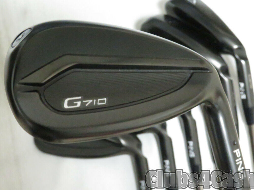 PING G710 Irons Black Dot Recoil ES 780 F4 Stiff Flex 4-P .. Shop Wear ...