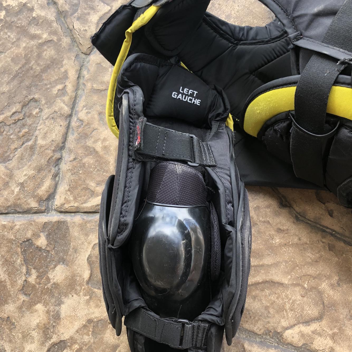 Senior Small CCM Premier Pro Chest and Arm Protector Pro Stock Goalie ...