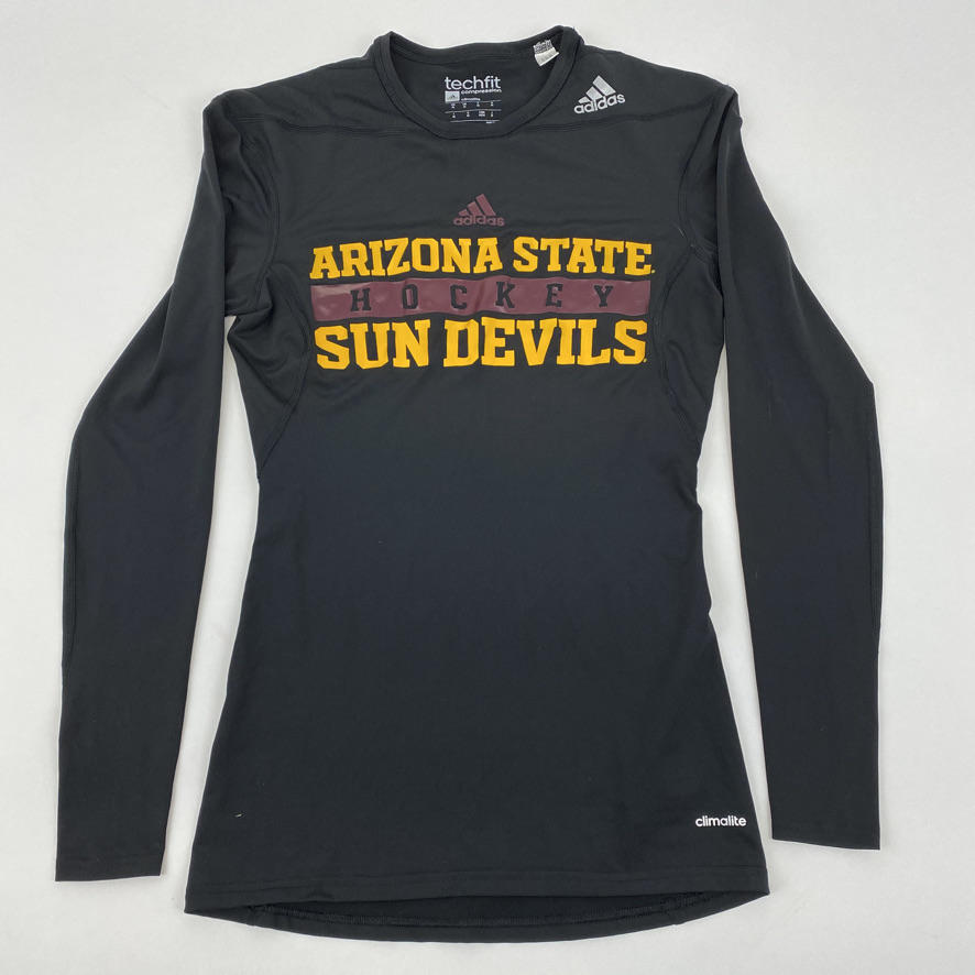 Brand New Adidas Tech Fit Long Sleeve Compression Shirt | ASU NCAA D1 ...