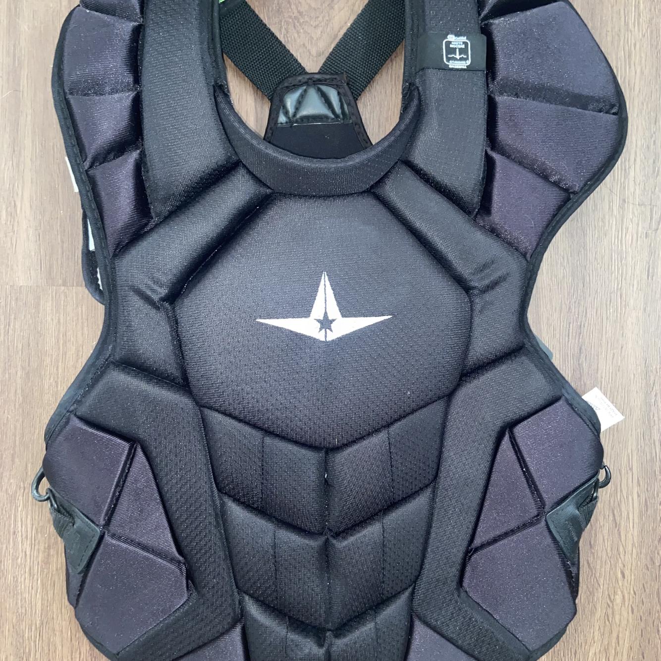 Black Adult All Star System 7 Catcher's Chest Protector | SidelineSwap