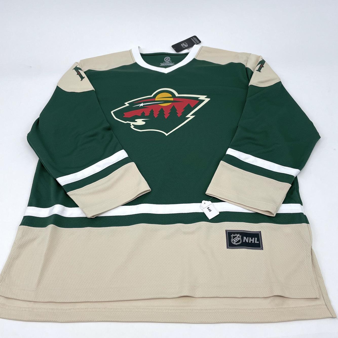 Brand New NHL Minnesota Wild Sublimated Jersey | Adult Large | #B48 ...