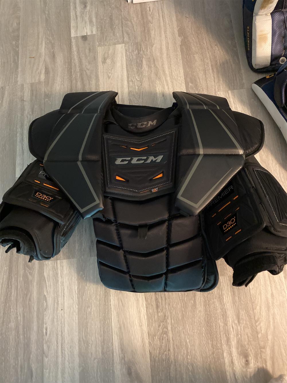 CCM Premier Pro Chest And Arm Protector - The Goalie Crease Spec, Used ...