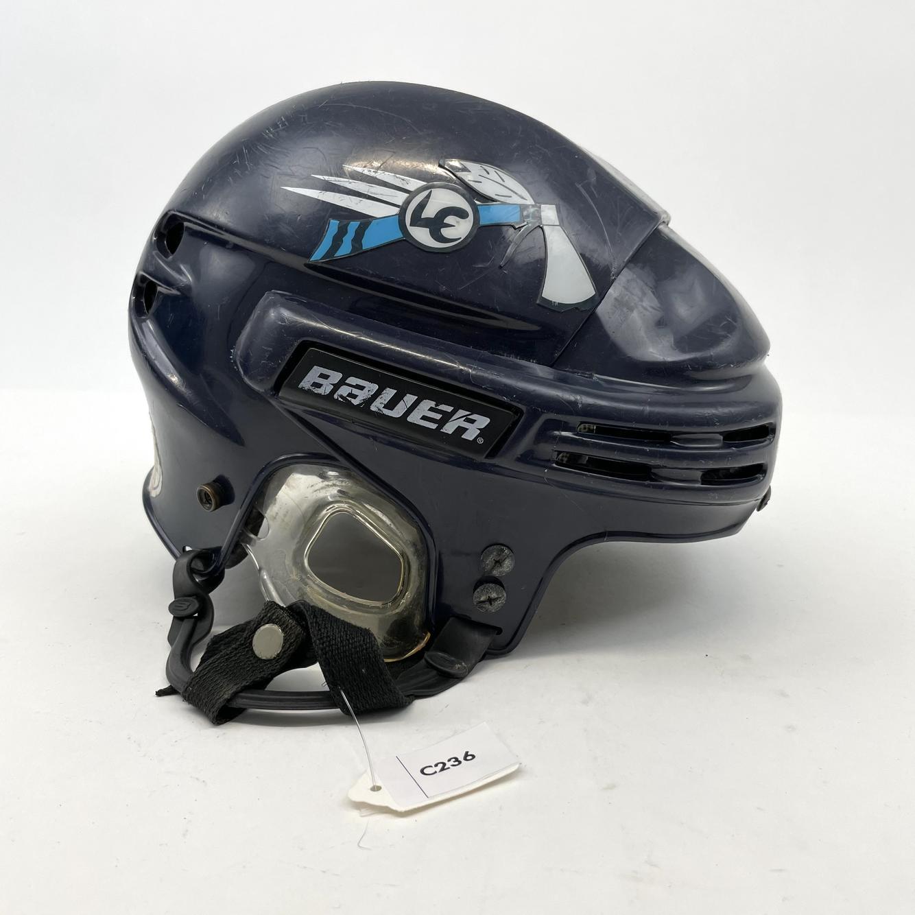 Used Navy Blue Bauer 5500 Helmet | Senior Large | #C236 | SidelineSwap