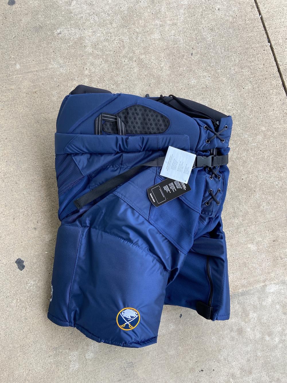 Buffalo Sabres Pro Stock Blue Senior XL Bauer Pro Stock Hockey Pants ...