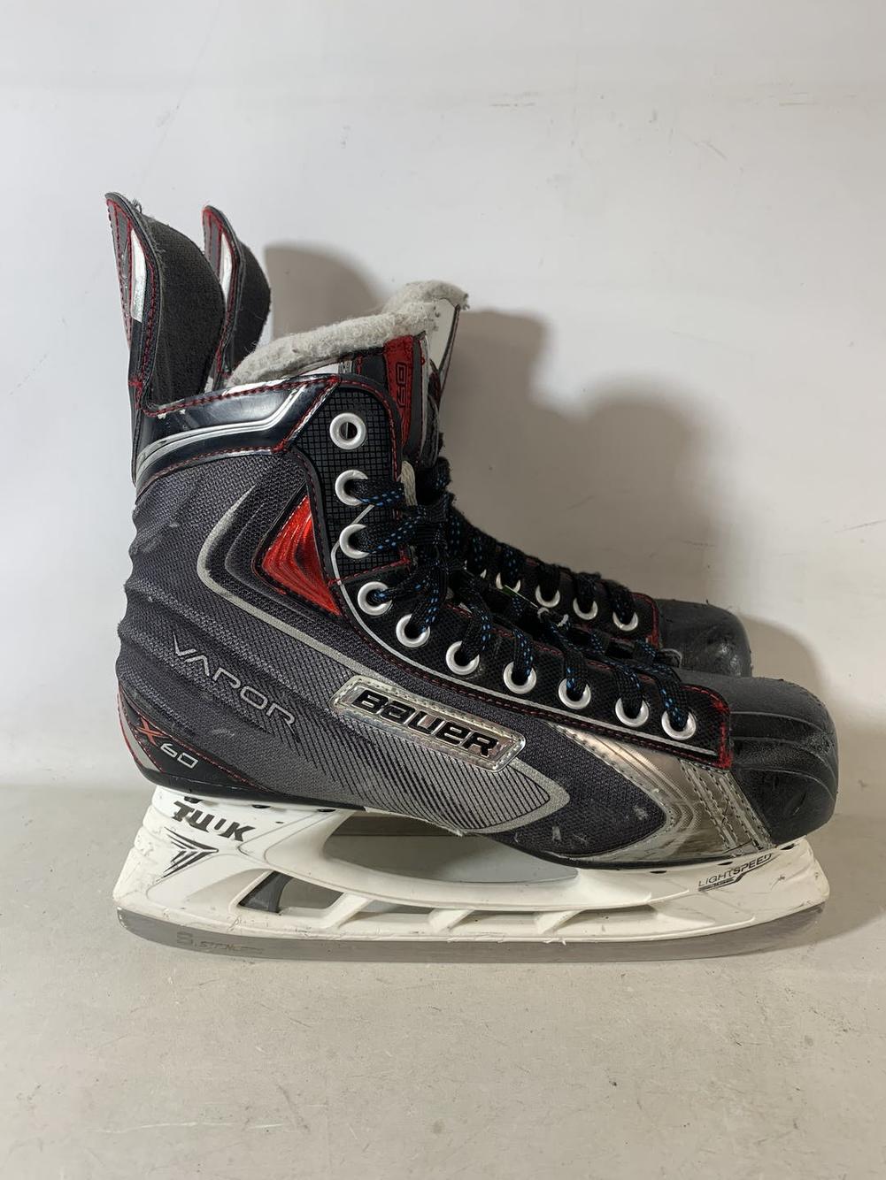 Used Bauer Vapor X60 Ice Hockey Skates Size 8 Extra Wide | SidelineSwap