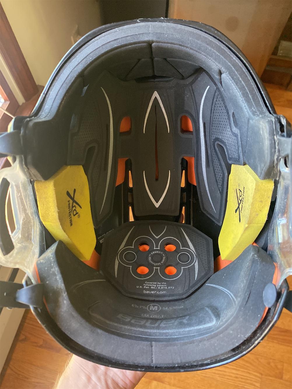 Black Used Medium Bauer 7500 Pro Stock Helmet | SidelineSwap