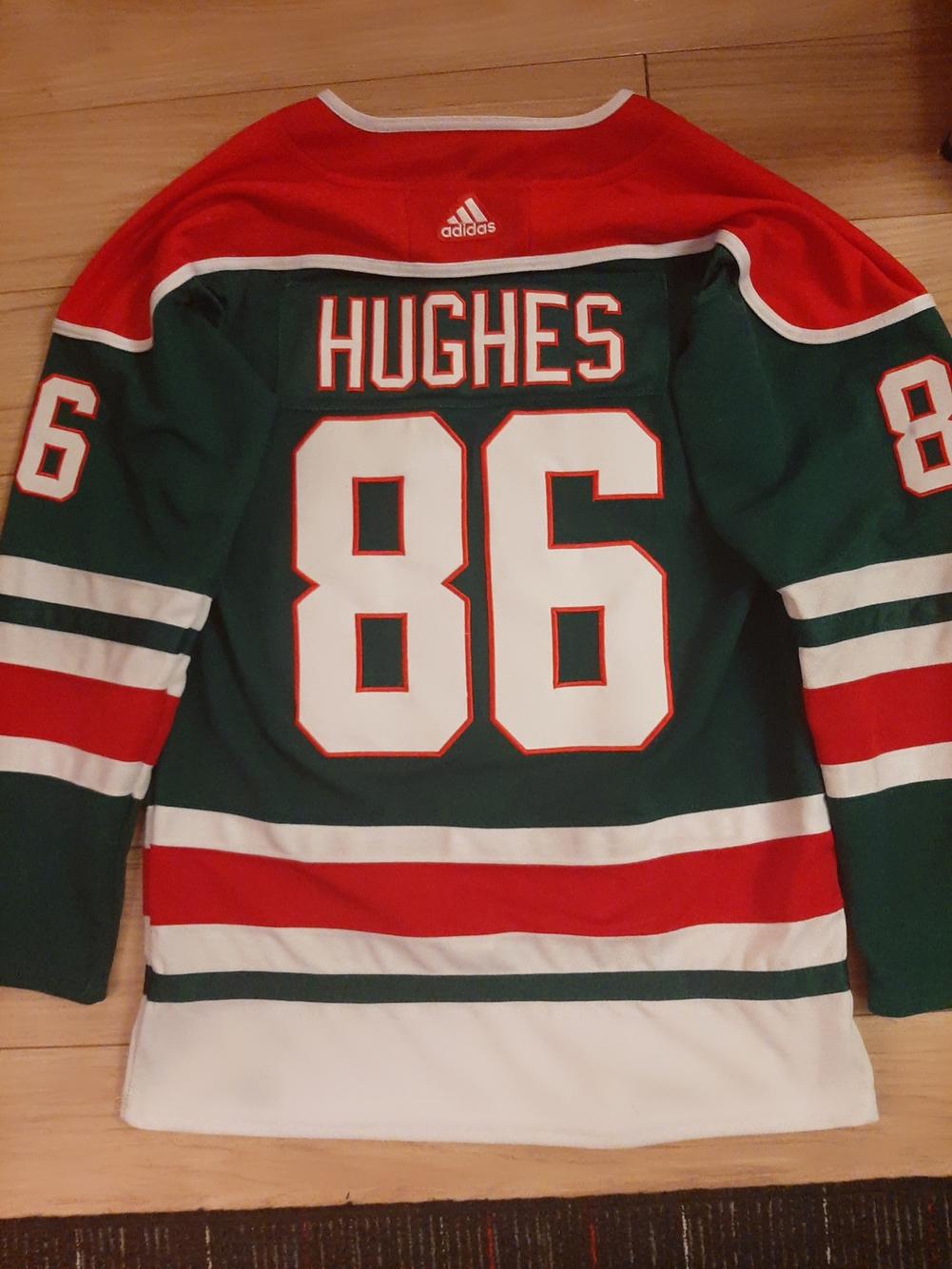 Replica Devils Reverse Retro Hughes #86 Size 50 Adidas Jersey ...