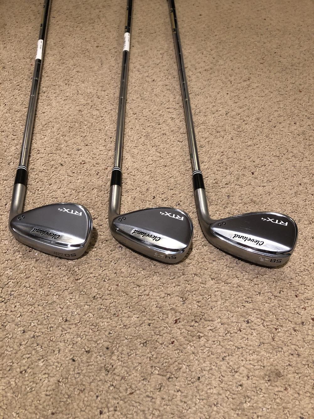 Cleveland RTX 4 Wedge Set 50* 54* 58* | SidelineSwap