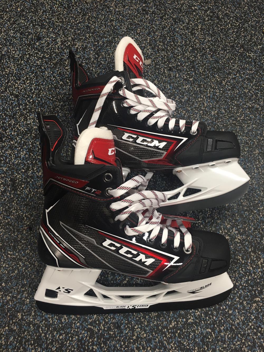 New CCM Regular Width Size 8 JetSpeed FT2 Hockey Skates | SidelineSwap
