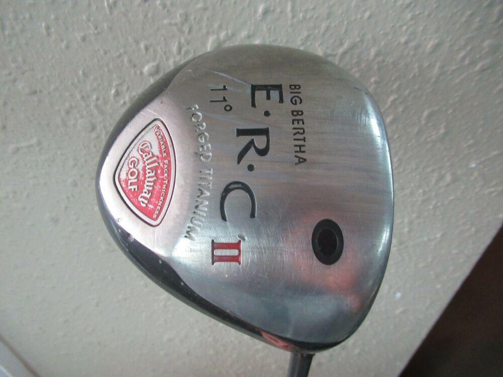 CALLAWAY BIG BERTHA ERC II FORGED TITANIUM 11* DRIVER 50g REGULAR FLEX ...