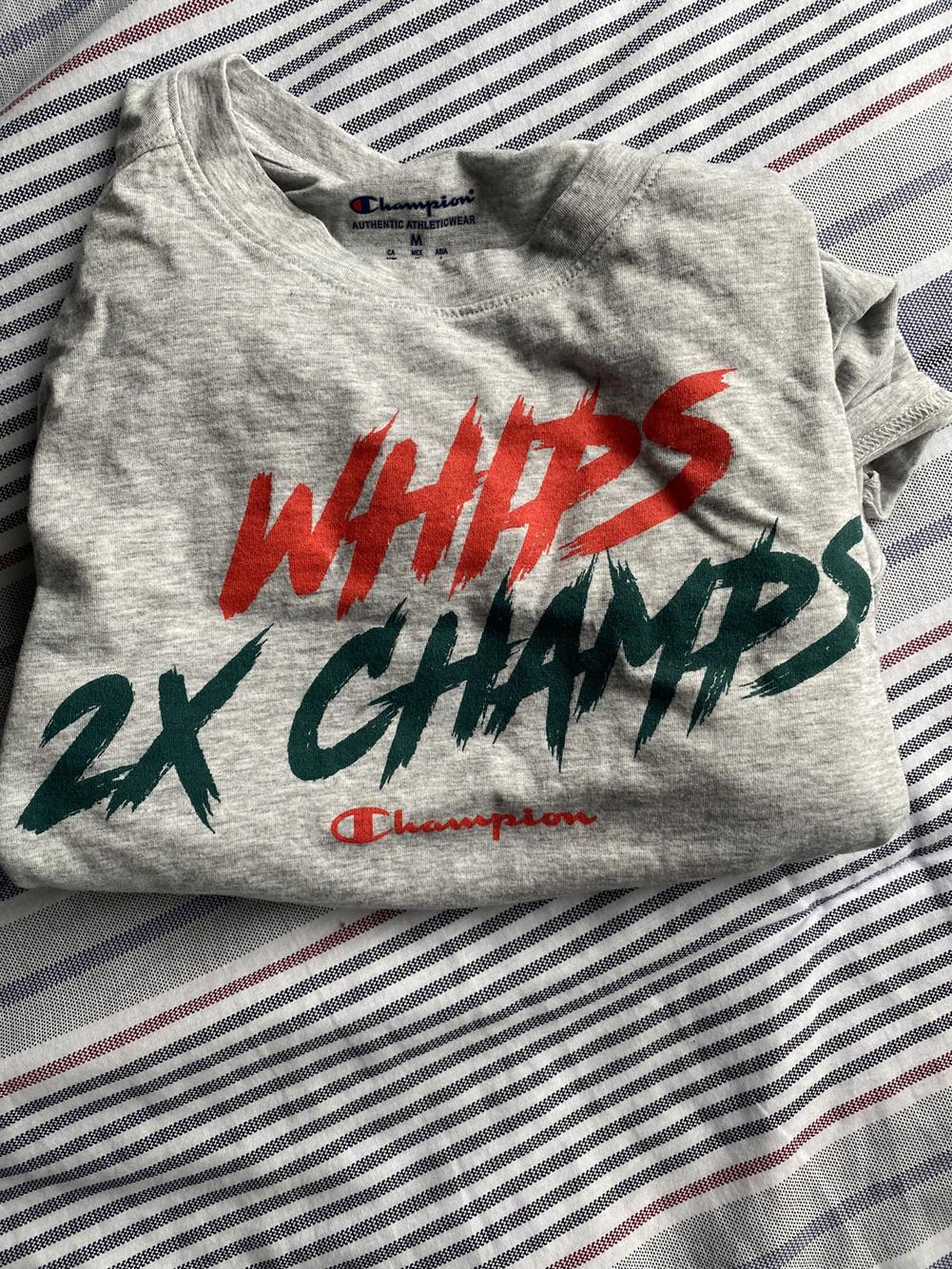 PLL Whipsnakes 2x Champs T-Shirt | SidelineSwap