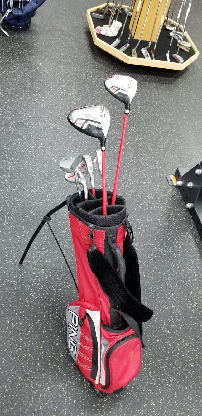 Used Ping Moxie 7 Piece 7 Piece Golf Junior & Teen Package Sets ...