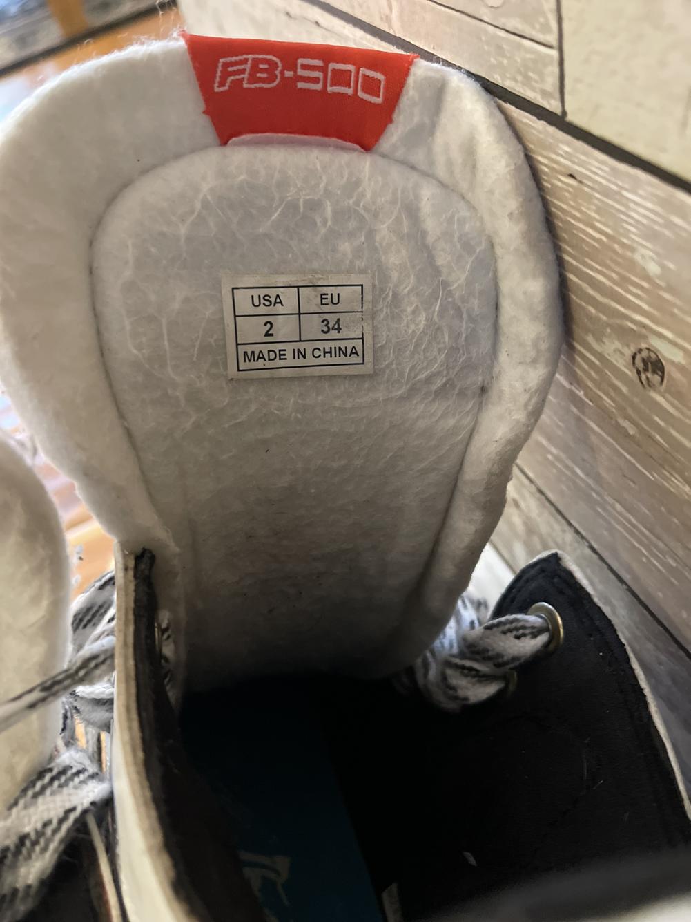 *RARE* Junior Tour Fishbone Regular Width Size 2 FB-500 Inline Skates ...