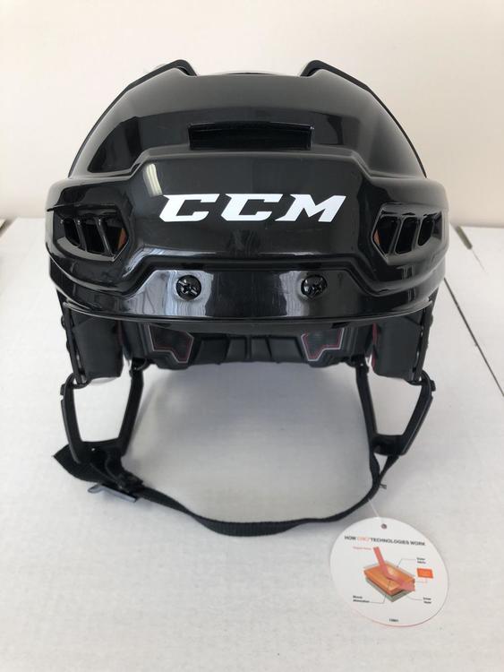 New Senior CCM FL500 Hockey Helmet Black Large Lg L sr | SidelineSwap