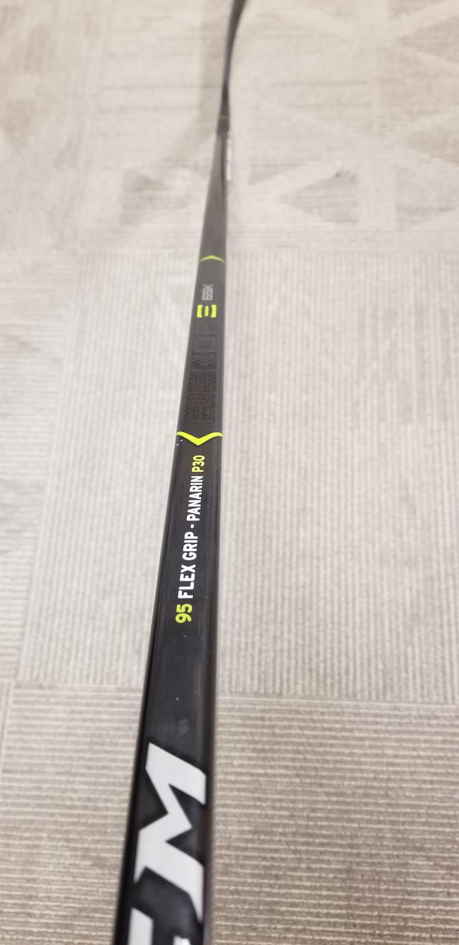New Senior CCM Left Handed RIBCOR 65k Hockey Stick P30 Panarin 95 Flex ...