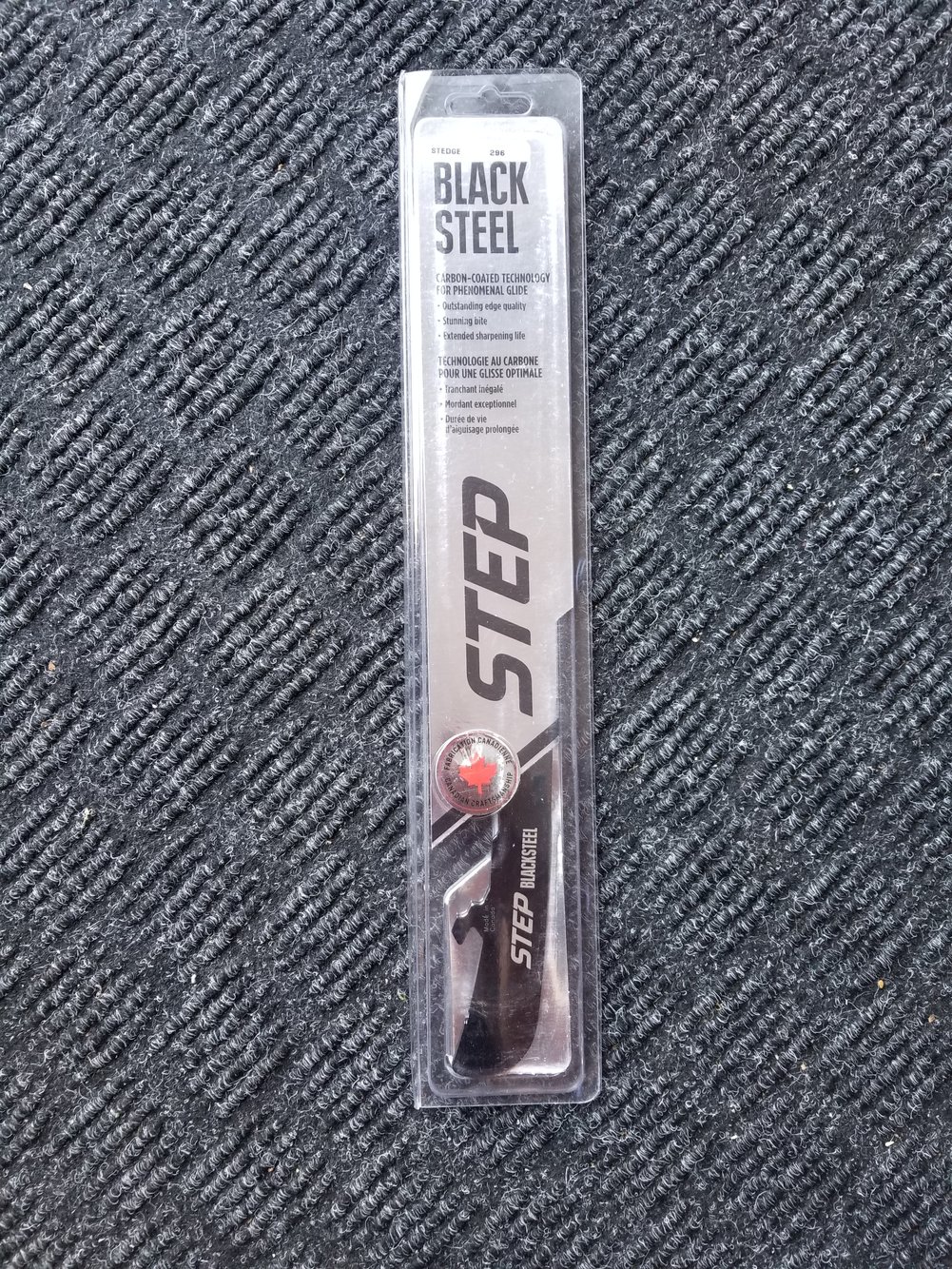 (Brand New) Step Steel ST EDGE Blacksteel 296 mm with honing kit ...