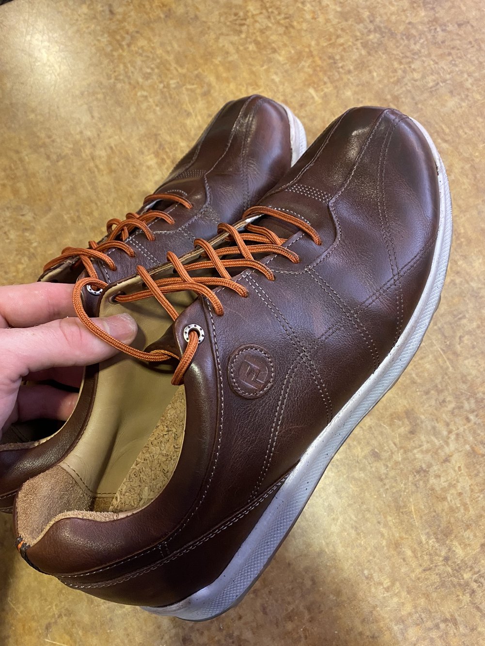 FOOTJOY Icon Spikeless Brown Golf Shoes Size 11 | SidelineSwap