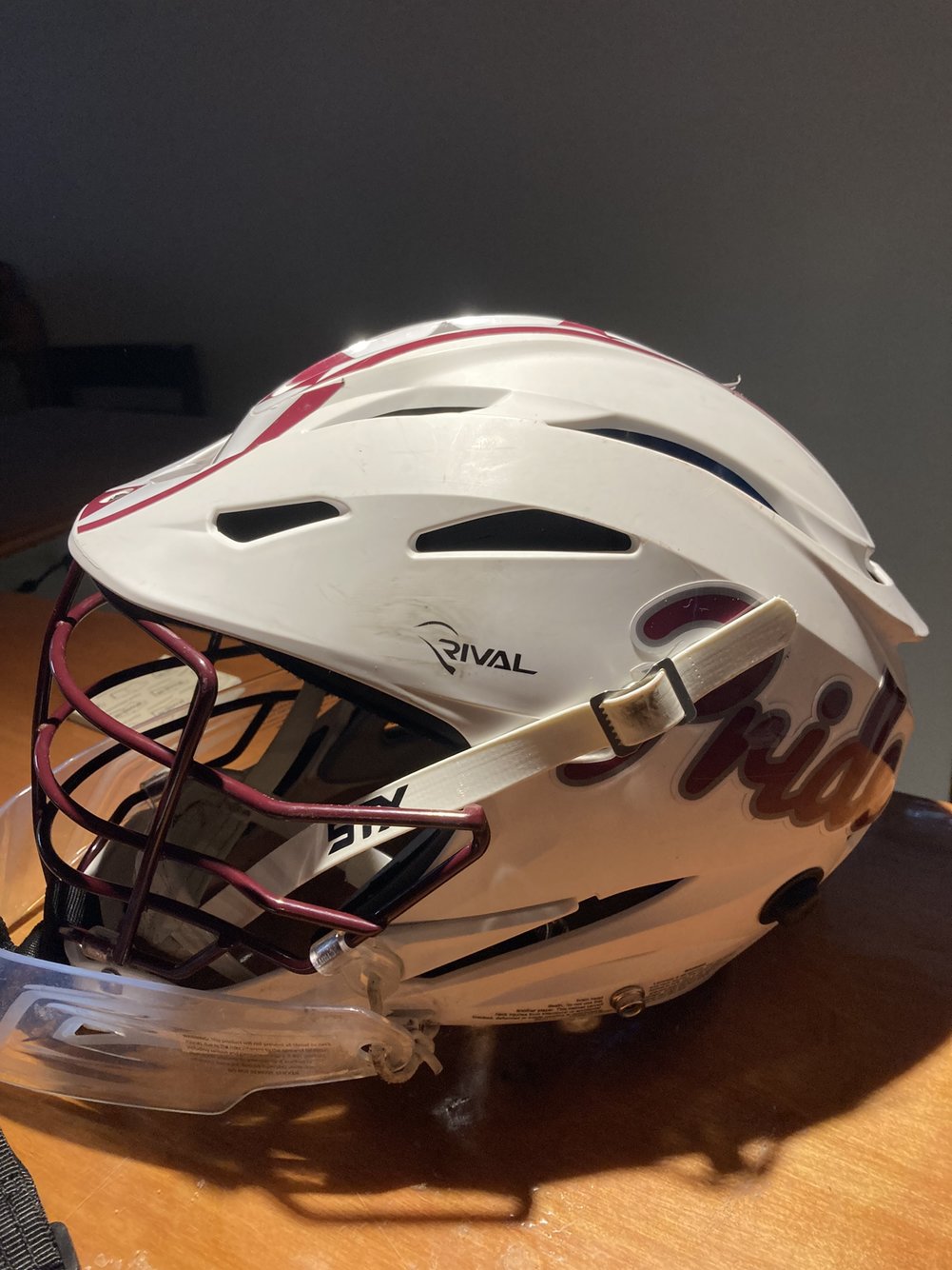 White Used STX Rival Helmet | SidelineSwap