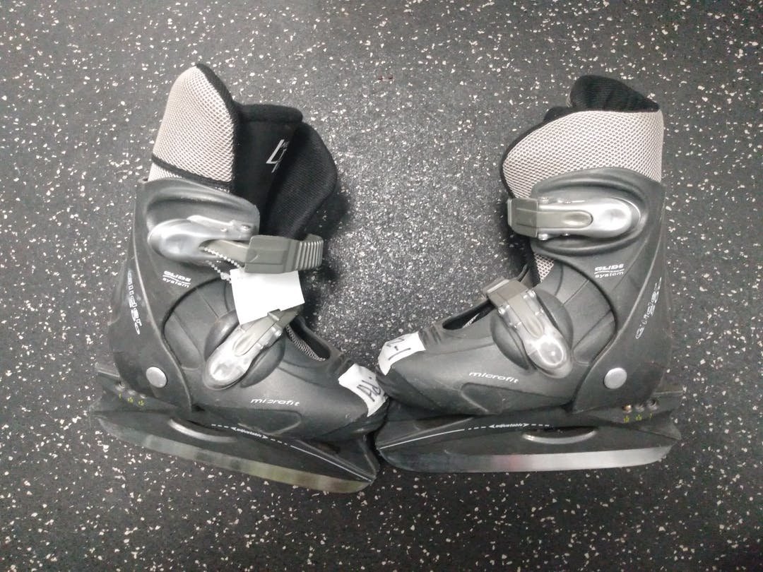 Used Lake Placid 12y-1 Adjustable Ice Skates Soft Boot Skates ...